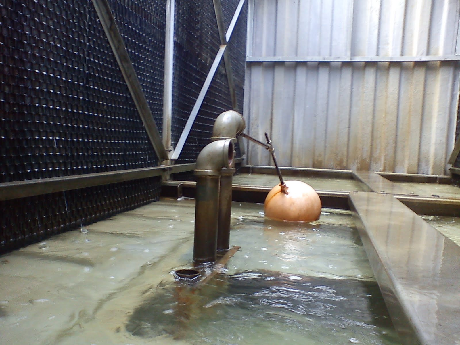 cooling tower overflow