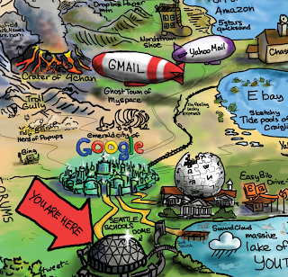 Make-Work-Draw-Play: The Internet Map!
