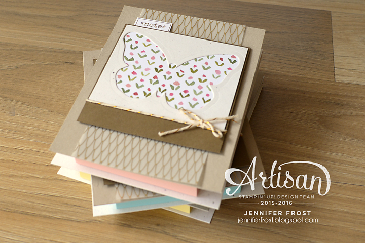 Easel Sticky Note Gifts - Papercraft by Jennifer Frost