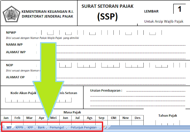 Nih Aplikasi Surat Setoran Pajak (Ssp) Terbaru 2016 Untuk Pajak Bos ...