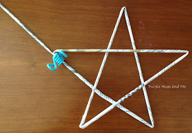 Purple Hues and Me: Create A Recycled Newspaper Woven Stars Tree