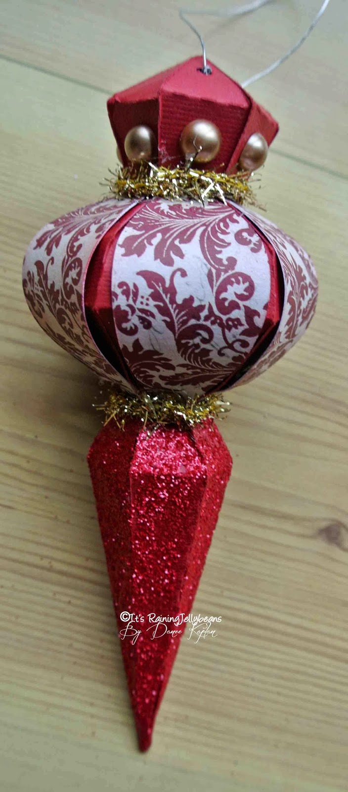 It's Raining JellyBeans: Paper Spindle Christmas Ornaments