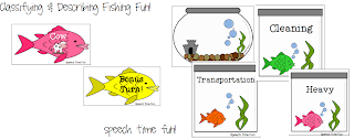 Reading Comprehension Stories: Classifying & Describing Fishing Fun!