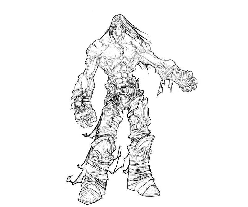 Darksiders Death Drawing