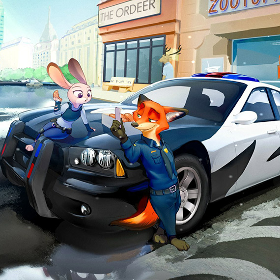 Zootopia Police WeekDays Wallpaper Engine