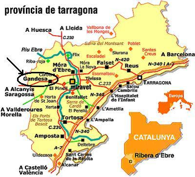 Tarragona Mapa Ciudad de la Región | España mapa de la ciudad