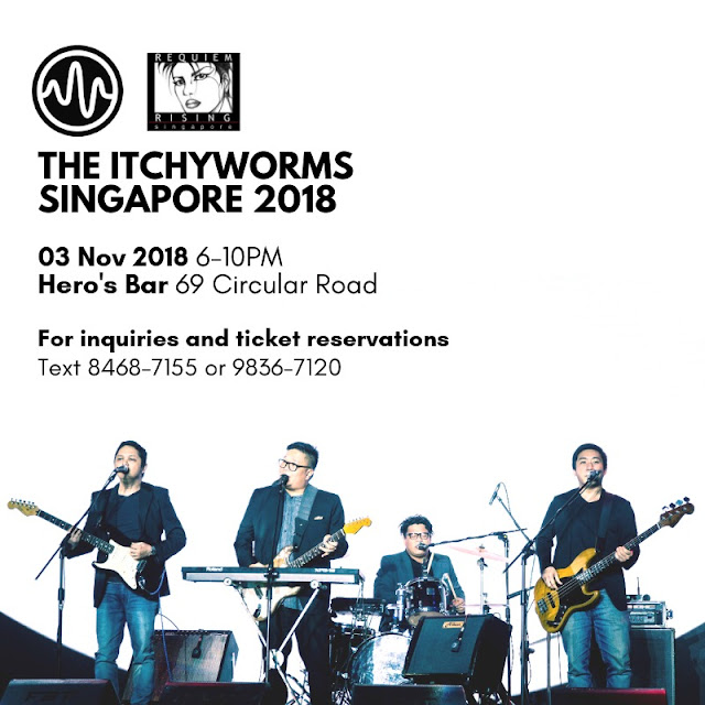 The Itchyworms set to invade Singapore to scratch an Itch on November 3 ...