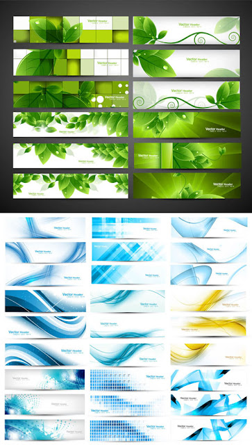 Quality Graphic Resources: Vector Headers Pack