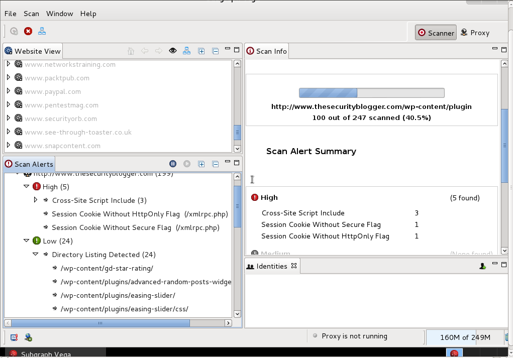 MELIORATE: VEGA SCANNER : Powerful Open Source Web Application ...