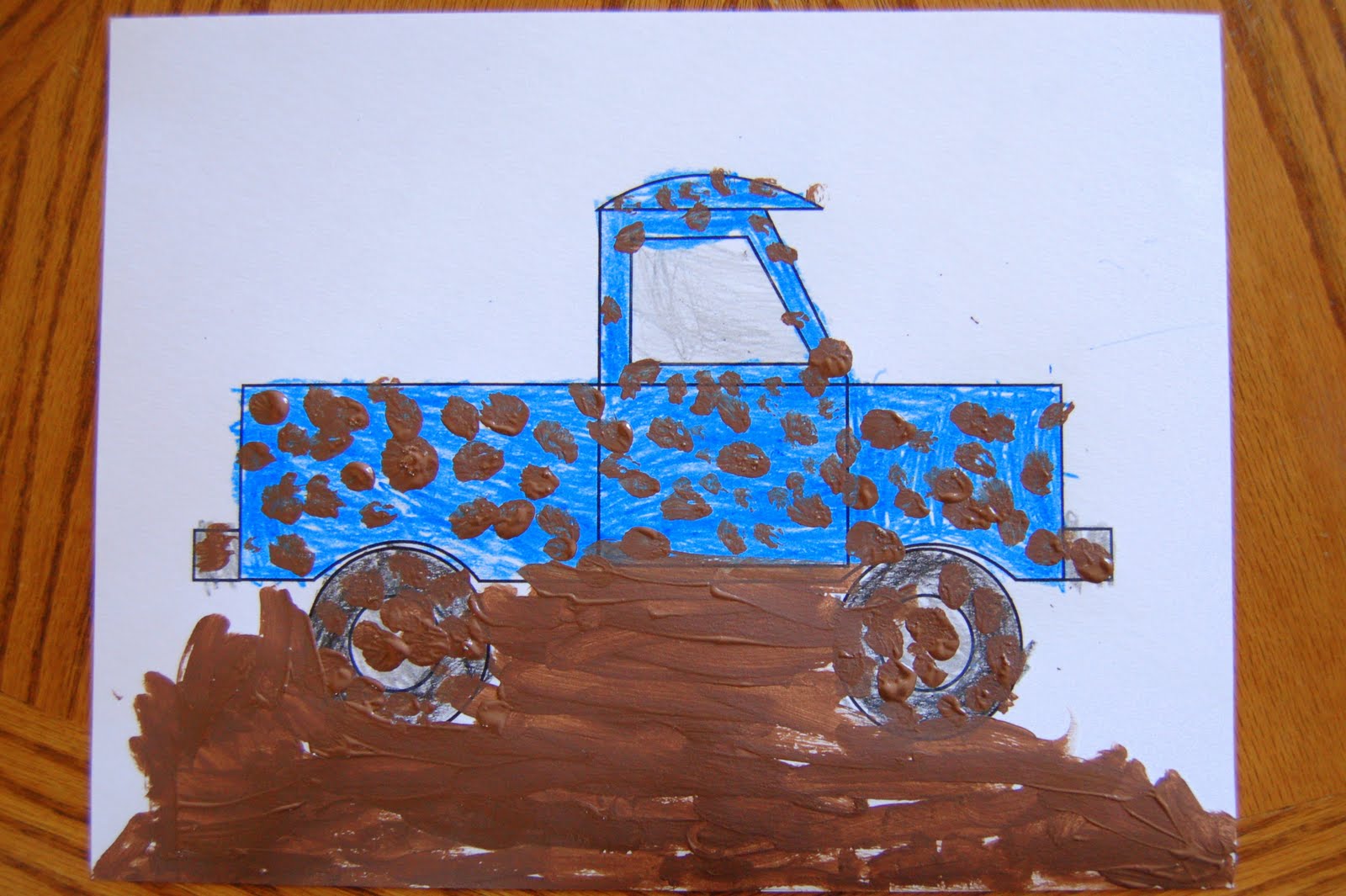 Story Time "Little Blue Truck" With Craft - I Heart Crafty Things
