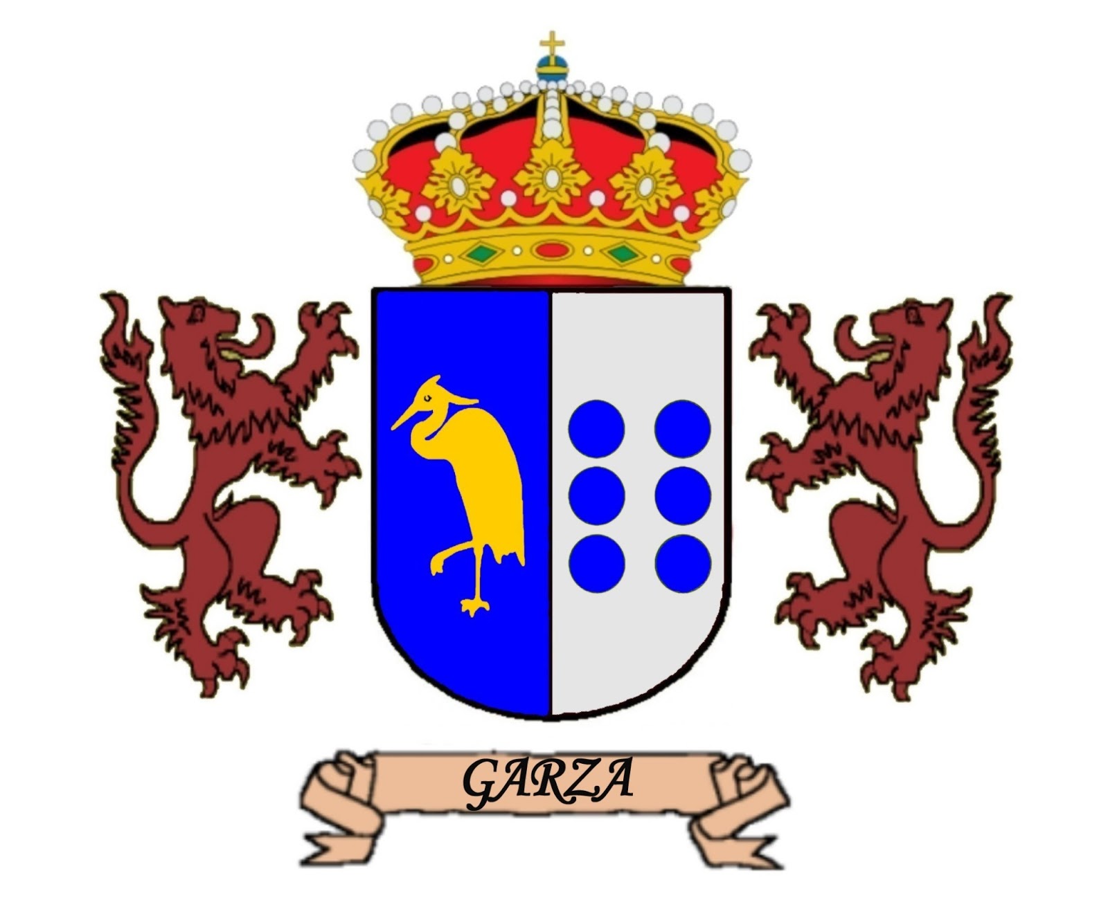 Apellidos y Escudos: Garza