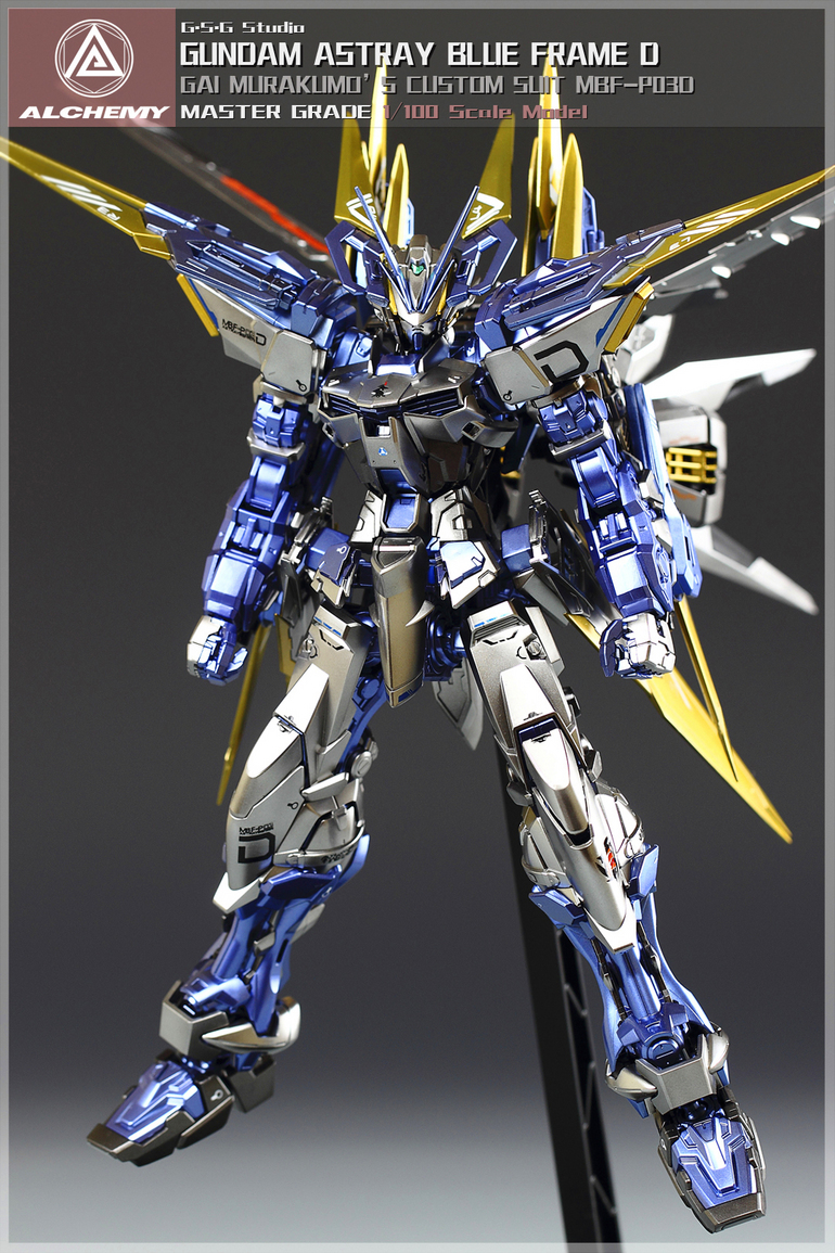 GUNDAM GUY: MG 1/100 Gundam Astray Blue Frame D - Painted Build
