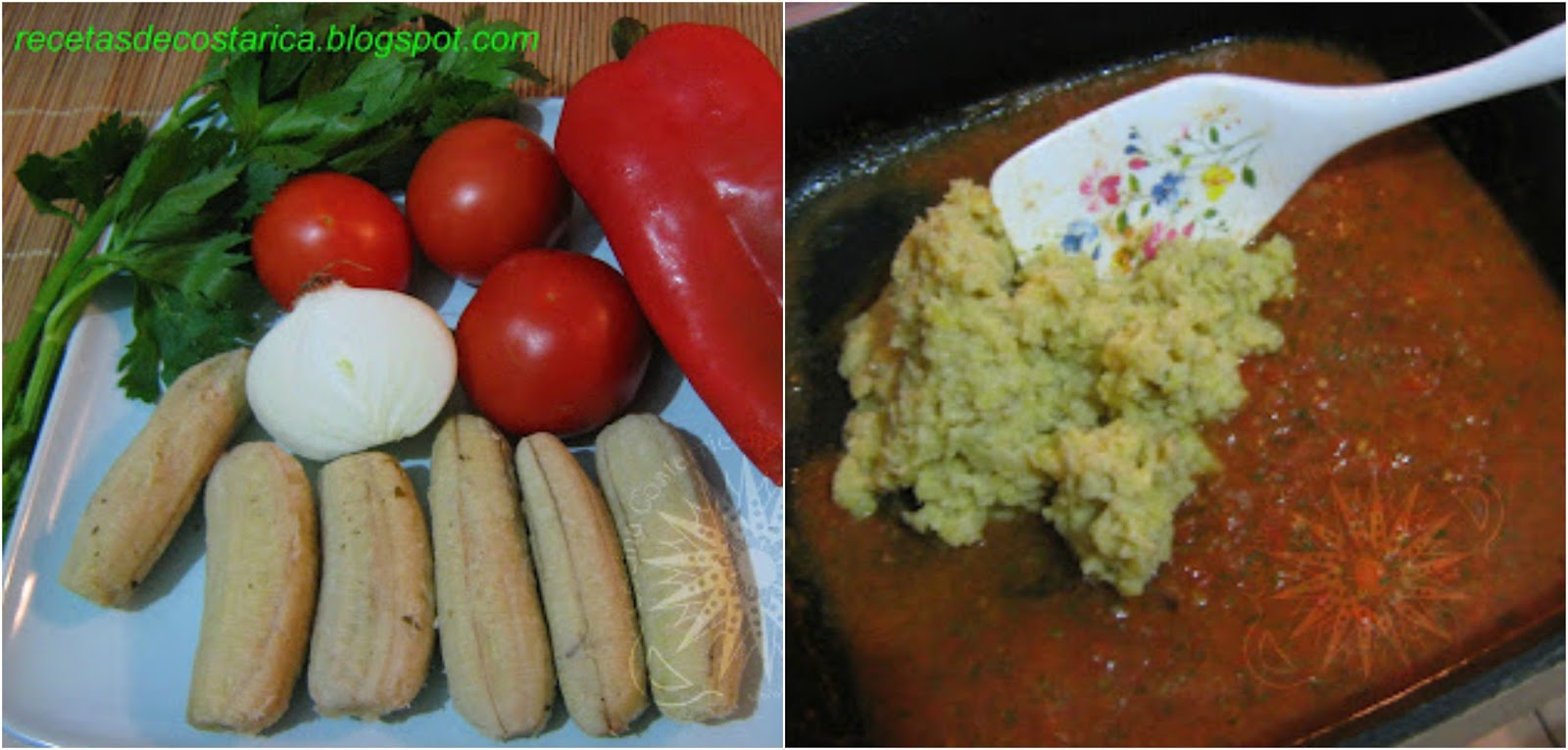 Cocina Costarricense: angu de guineo