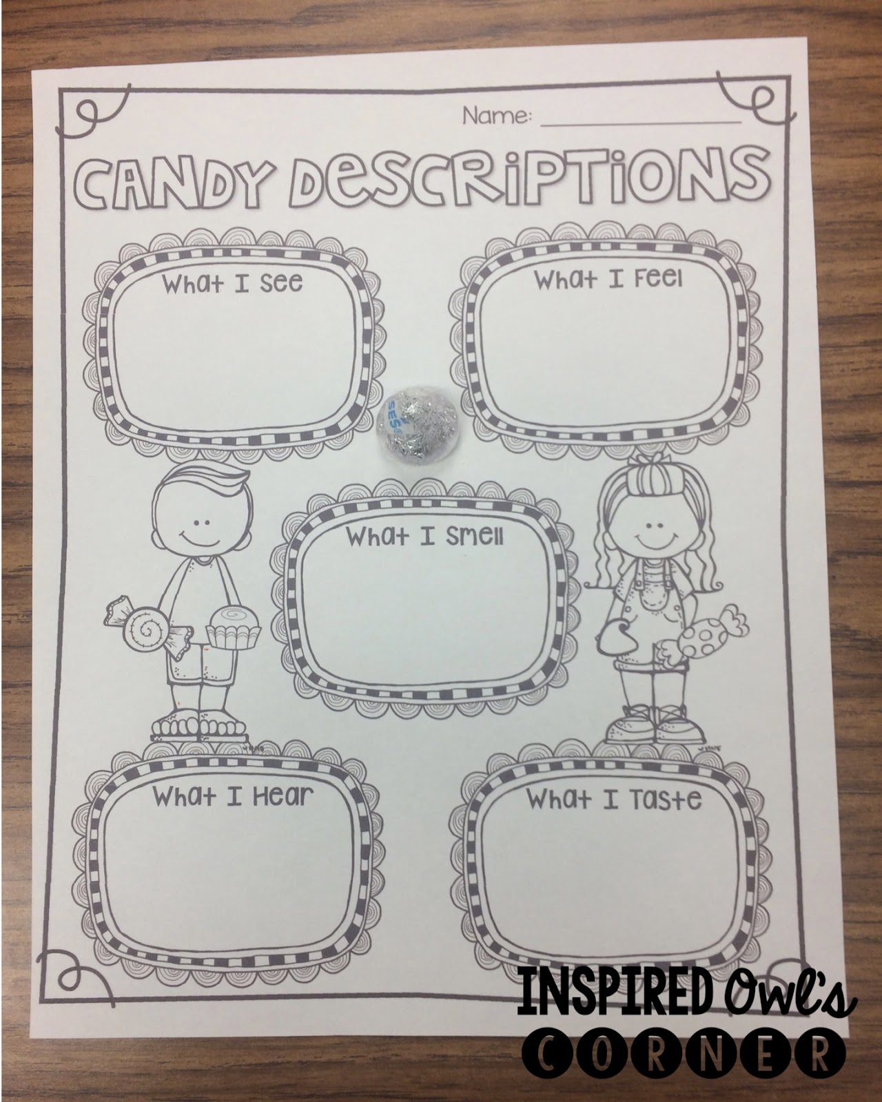 FREEBIE Candy Descriptive Writing - Inspired Owl's Corner