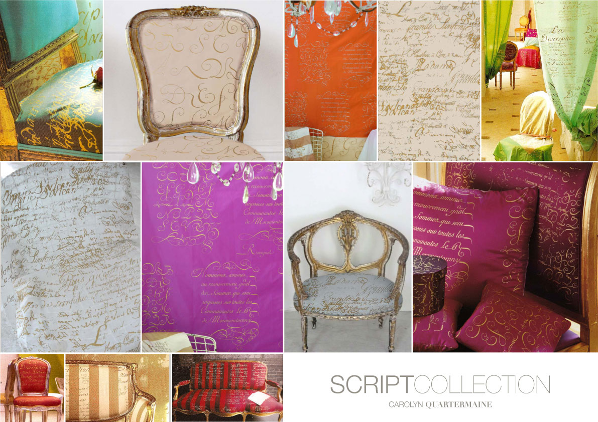 Design Your Life: Current Obsession: Script Fabric
