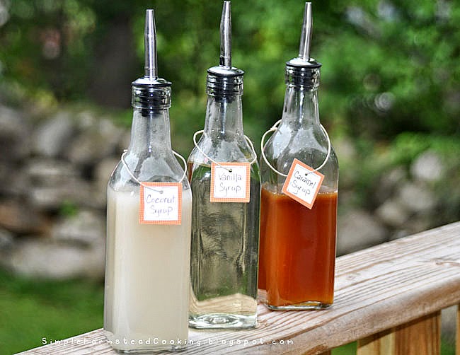 Homemade Coffee Syrup | Life At Cobble Hill Farm