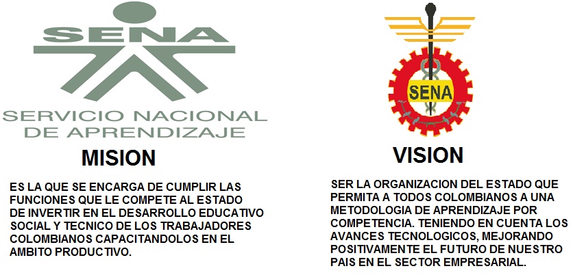 gisele salas: grafico de la mision y vision sena