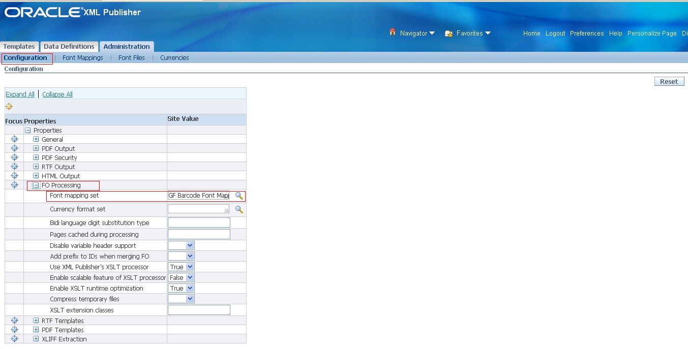 Oracle Apps, ADF, SOA: Ouput with Barcode