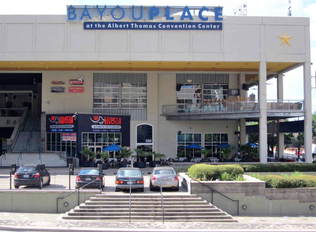 Houston in Pics: The Bluefish Sushi Restaurant at Bayou Place (day and