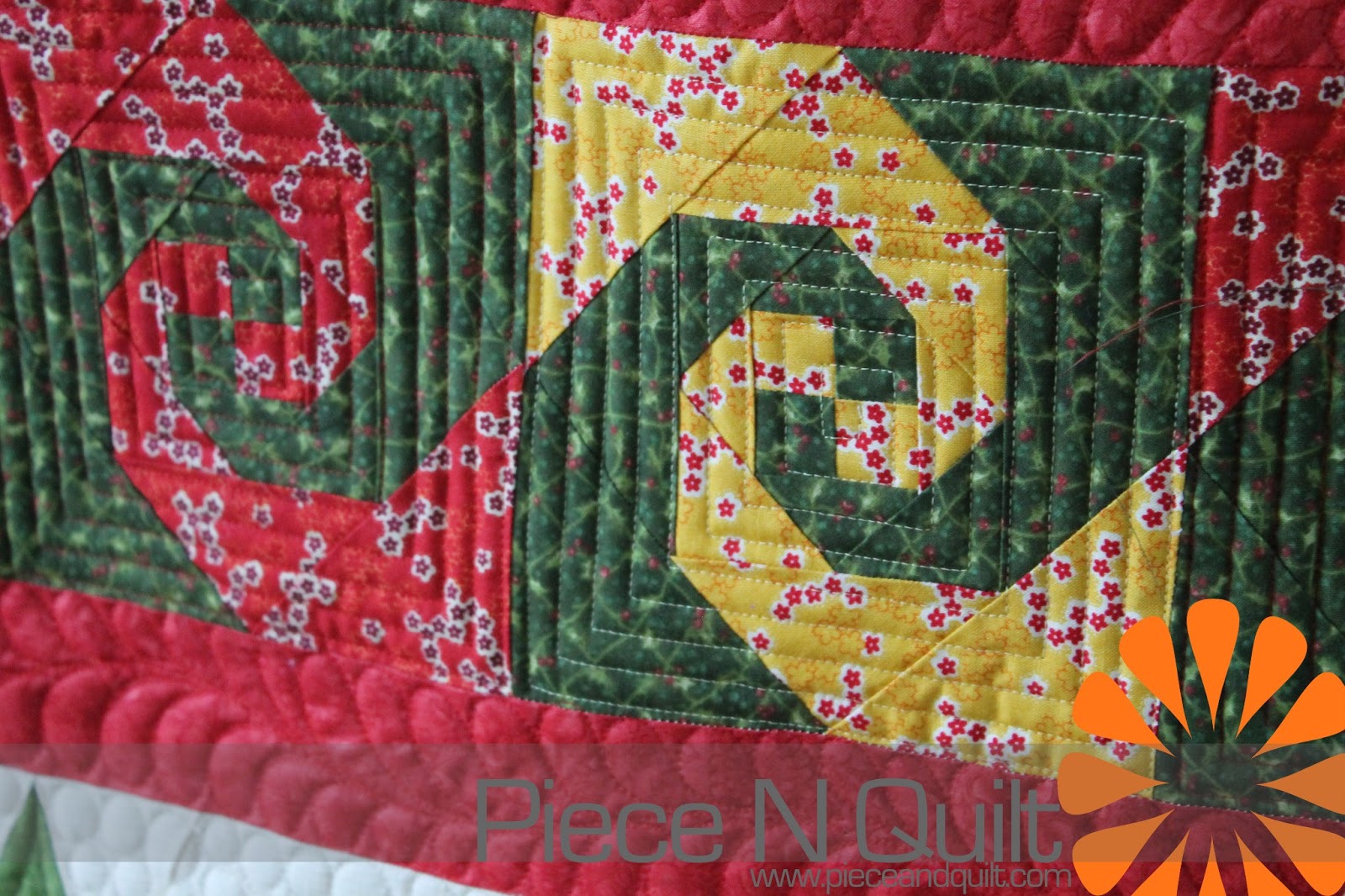 Piece N Quilt: Christmas Row Quilt