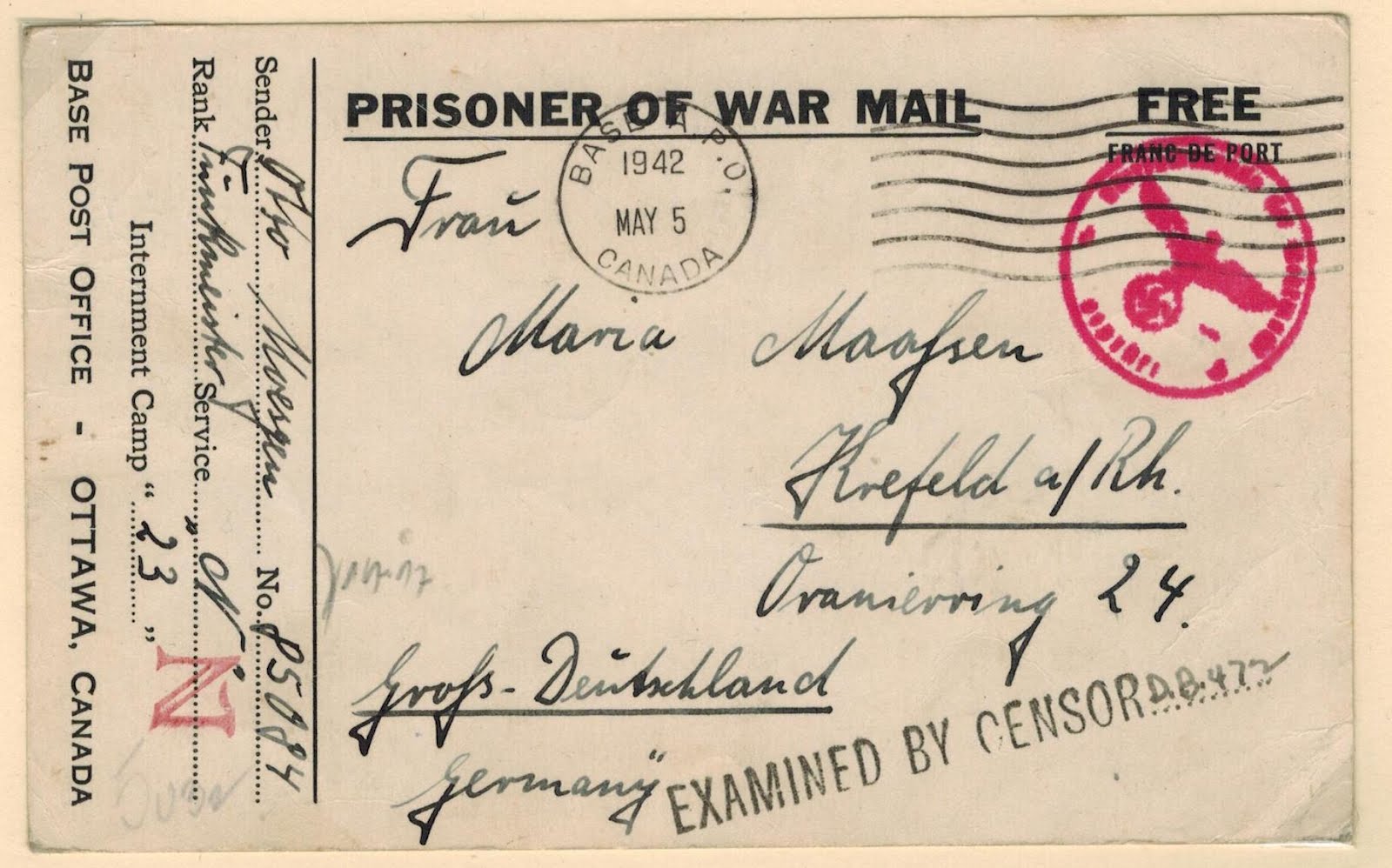 Postal History Corner