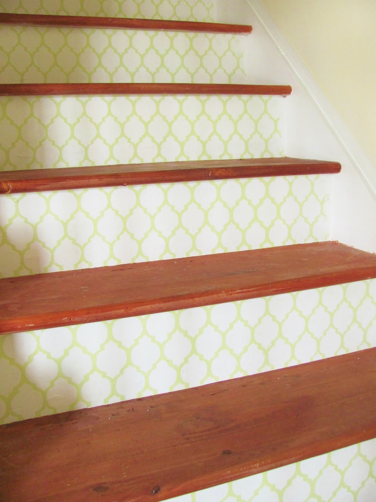 Silver Lining Decor: Stair Stencil