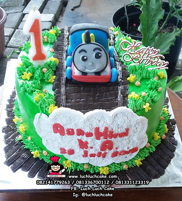 Luch Luch Cake: Kue Tart Ulang Tahun Kereta Thomas