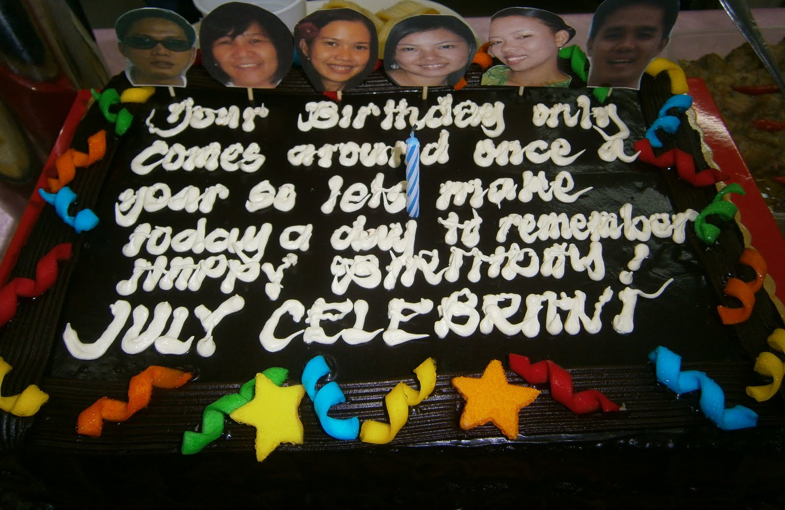 My Love for Desserts and Everything Sweet..: Red Ribbon Dedication Cake