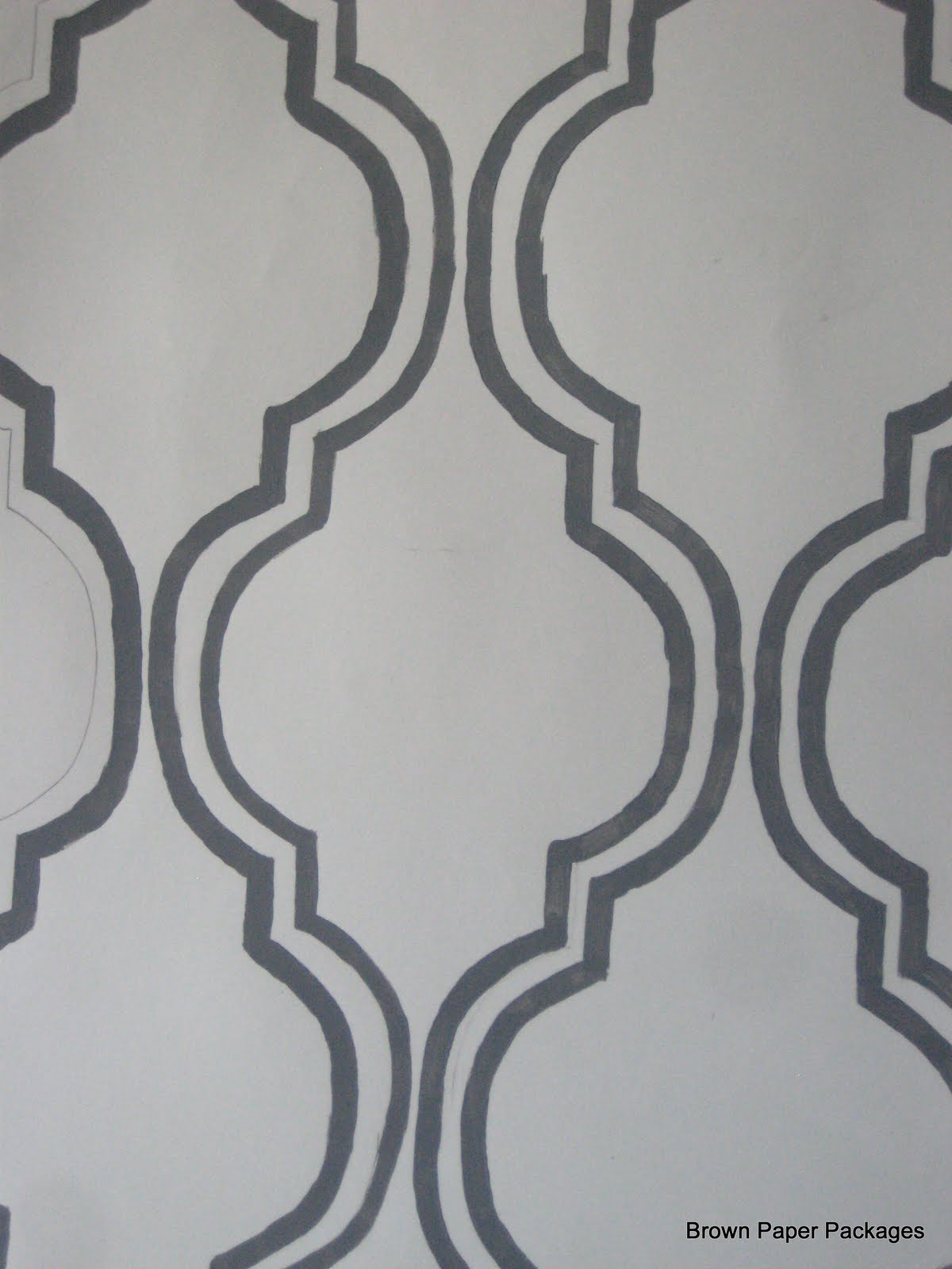 Brown Paper Packages: The Stenciling is DONE!!!