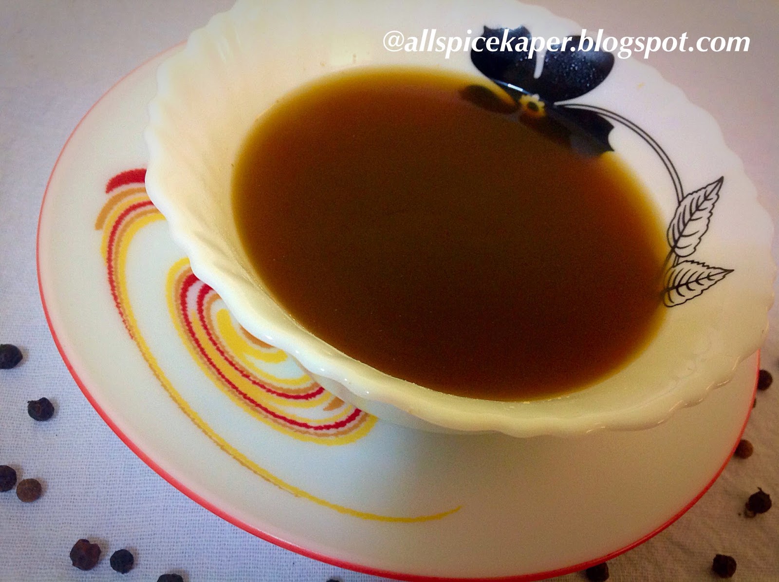 Allspice: Spiced Herbal Tea(Kashaya)-for common cold/cough