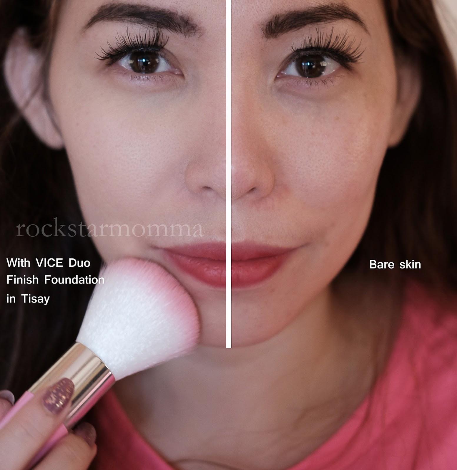 VICE Cosmetics Duo Finish Foundation Review | Rockstarmomma