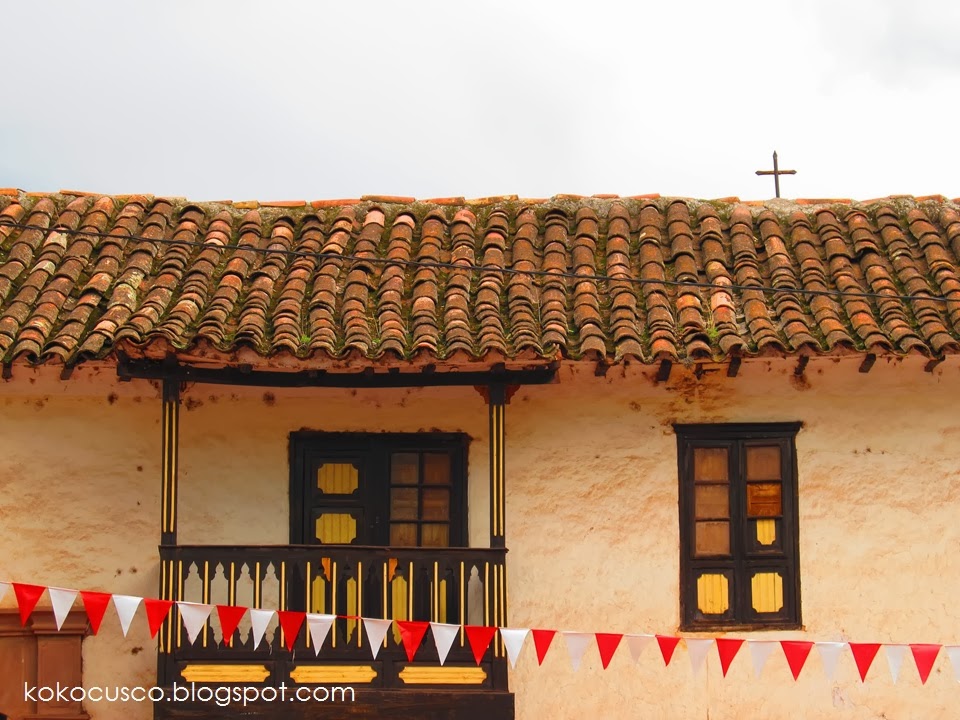 El agradable pueblo de Lucre en el Cusco