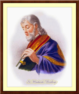 ALL SAINTS: ⛪ Saint Medard of Noyon - Bishop and Confessor