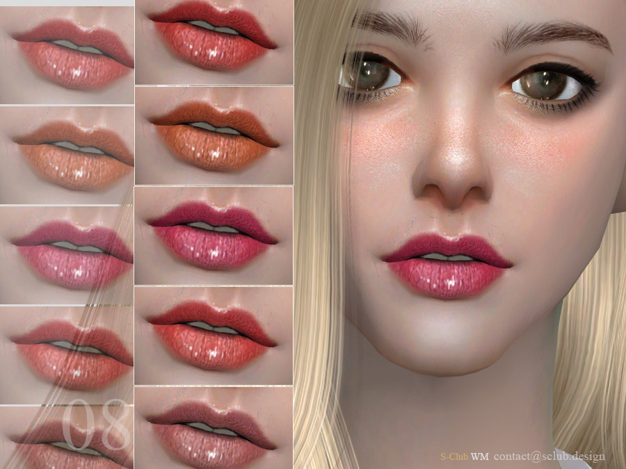 Sims 4 Cc S The Best Lipstick By S Club Hot Sex Picture