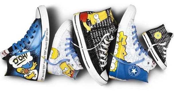 Fashionista Smile: Converse: New Sneaker Collection feat. The Simpsons