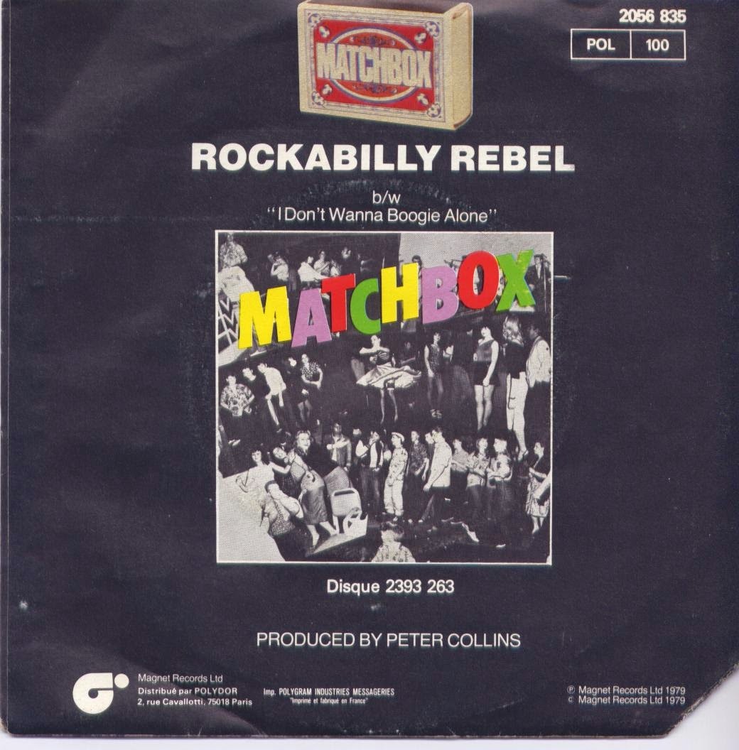 RockabillyMusicSaleAndTrade: Matchbox single - Rockabilly rebel