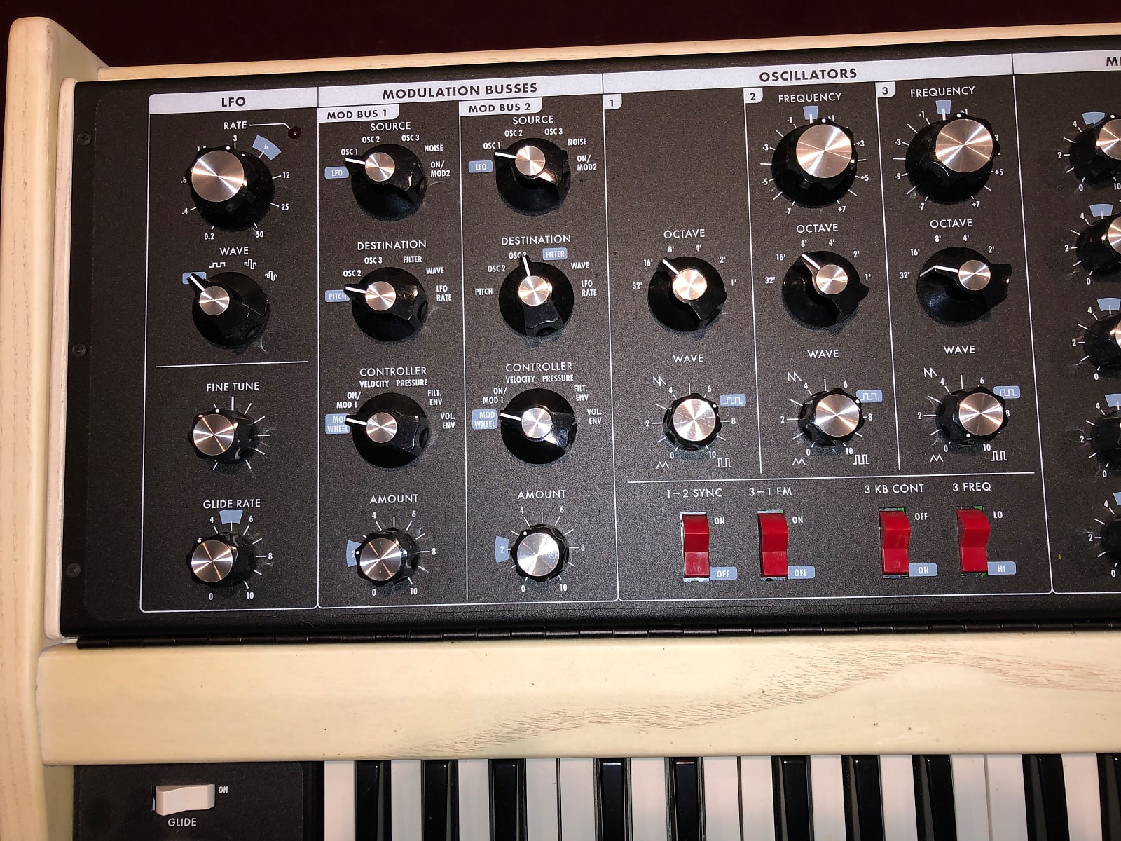 MATRIXSYNTH: Moog MiniMoog Voyager Old School 2003 SN OS0134