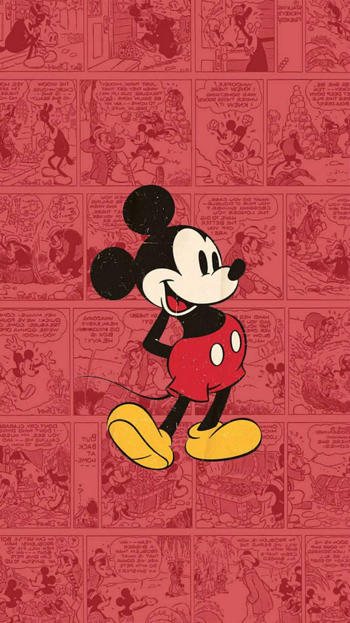 Fondo de pantalla: Mickey mouse (fondo de comic)