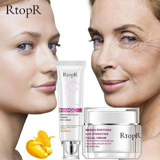 Mango Eye Cream+Face Cream Skin Care Anti-Wrinkle Firm Skin Whitening ...