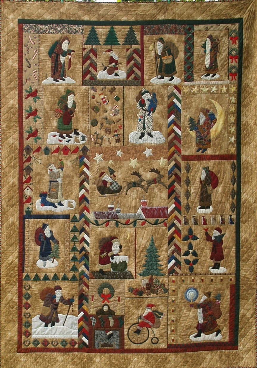 Dorothy Baker Designs: Santa Quilt