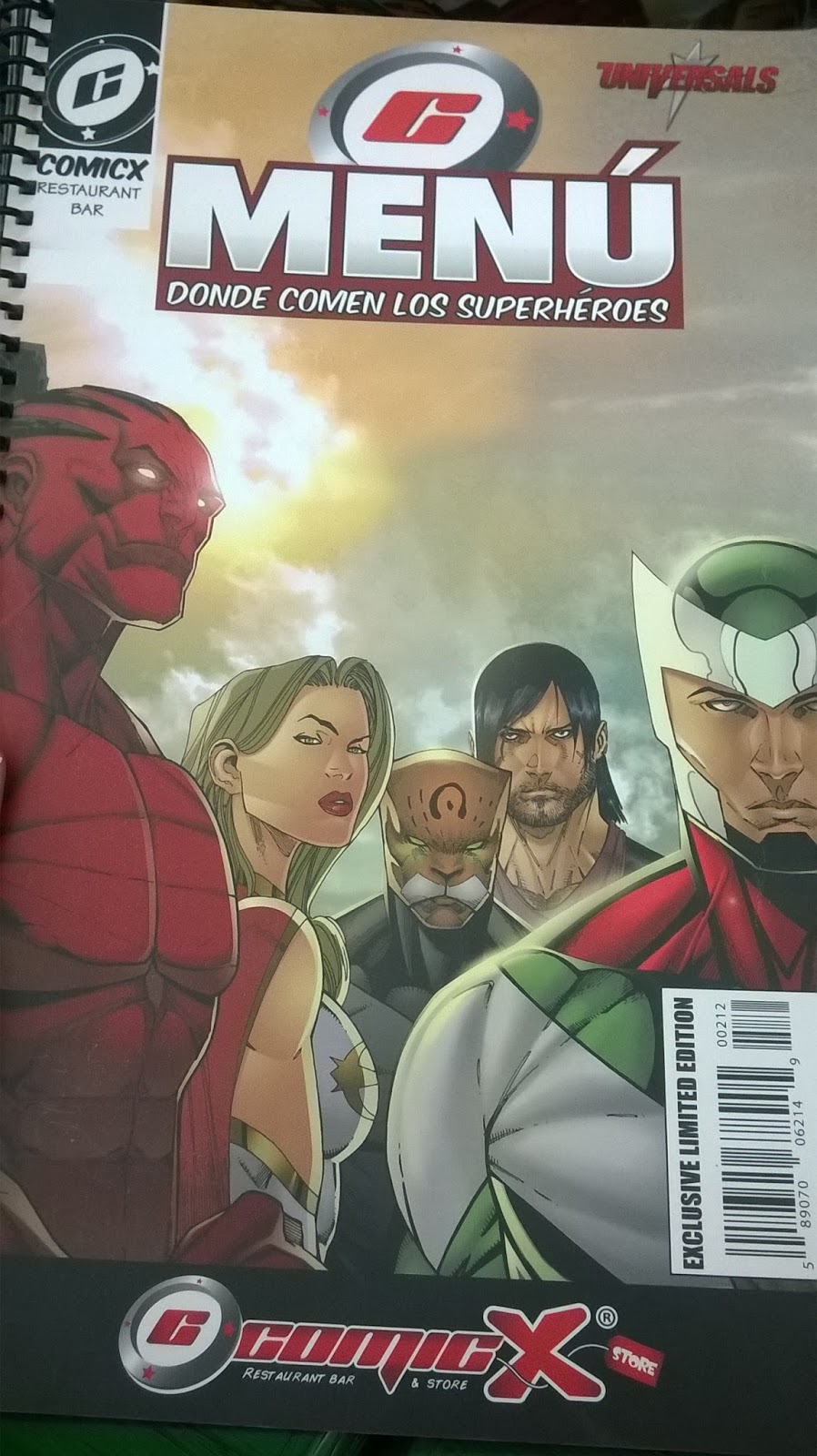 Skull Literaria: ComicX - Restaurant & Bar