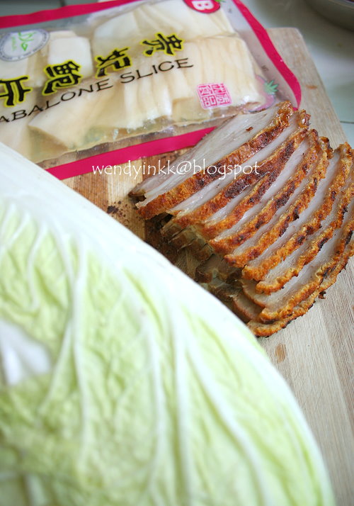 Table for 2.... or more: Chinese Cabbage with Roast Pork and Imitation ...