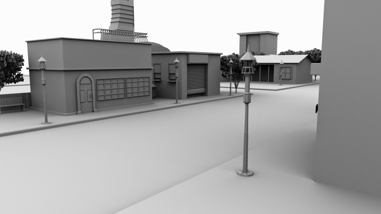 3D Works: Exterior Modeling in Maya