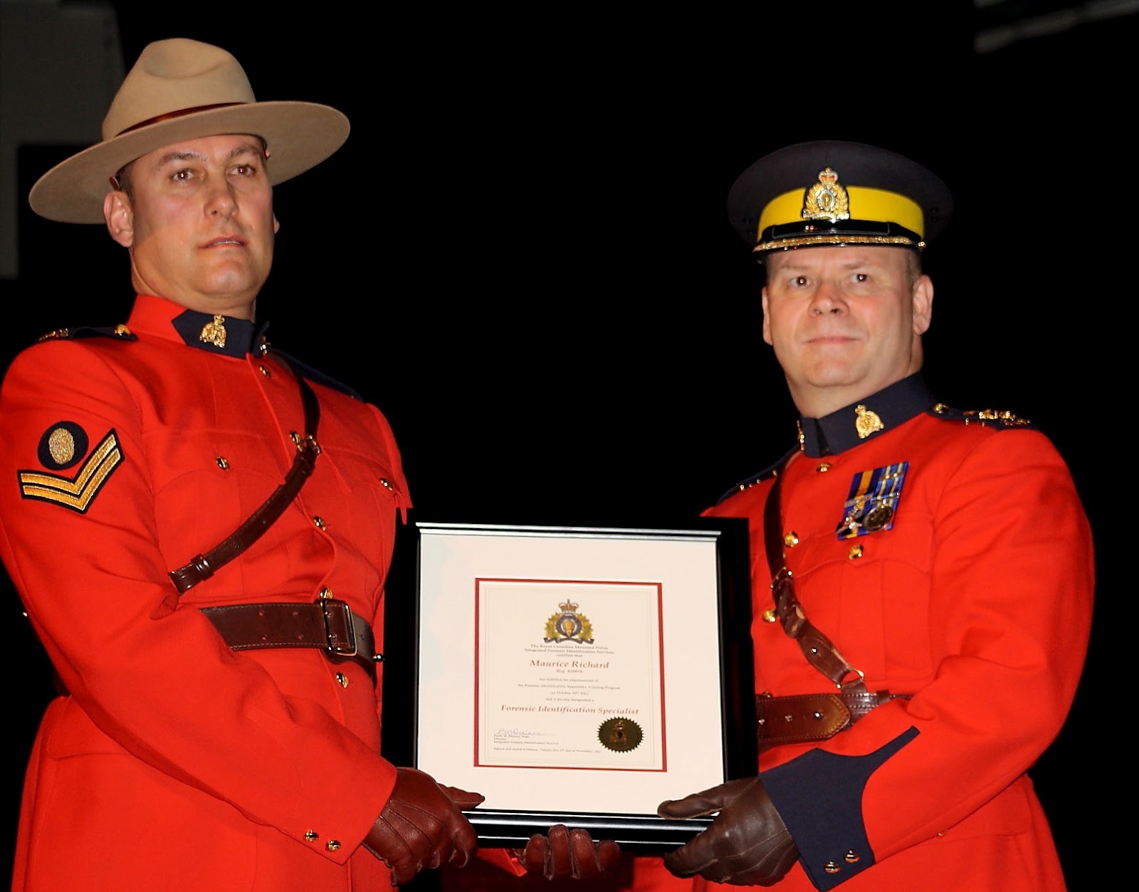 The Purple Violet Press: RCMP recognizes police officers during ...
