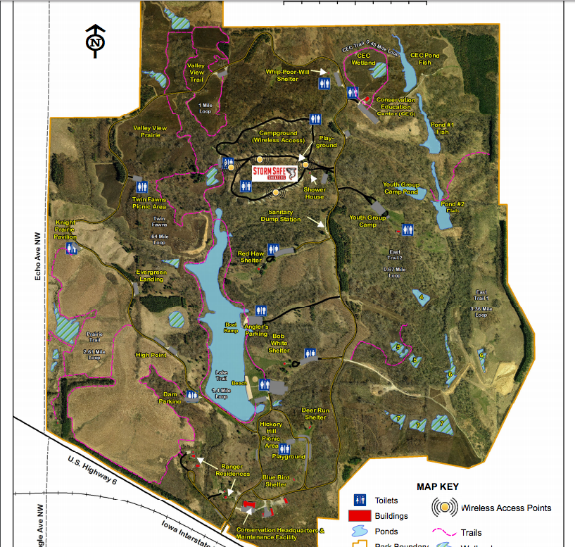 Planes, boats and bicycles--sv & rv Odin: F.W. Kent Park near Iowa City ...