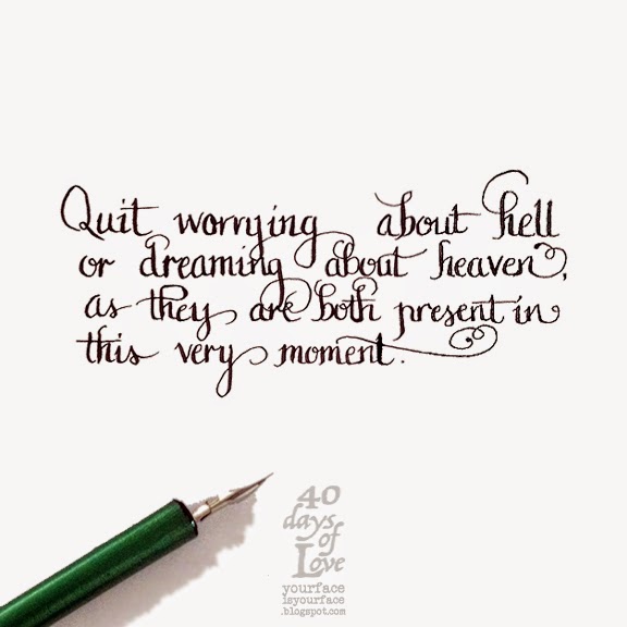 Your Face: Day Twenty Four - 40 Rules of Love / 40 Days of Love