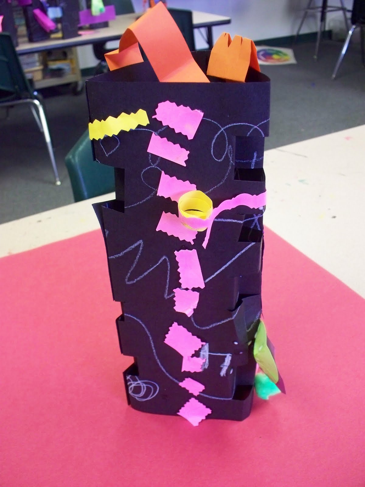 Creating Art: 1st Grade Paper Sculptures
