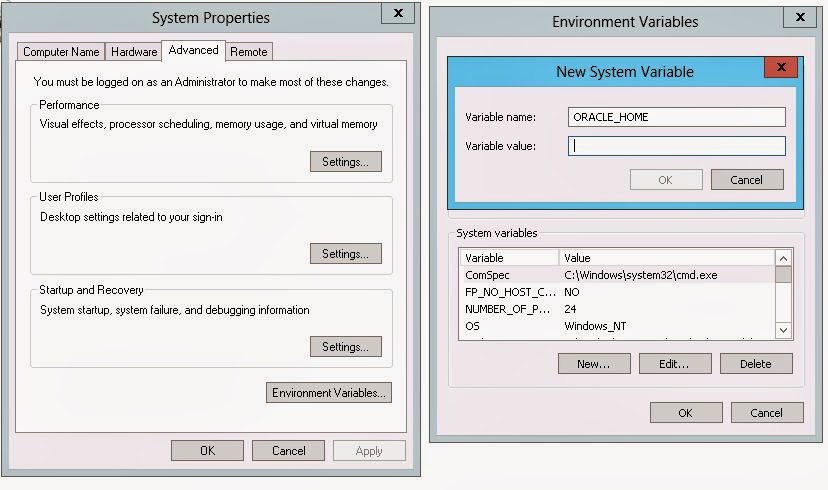 How To Operating Computer How To Set Oracle Home In Windows Environment Variable