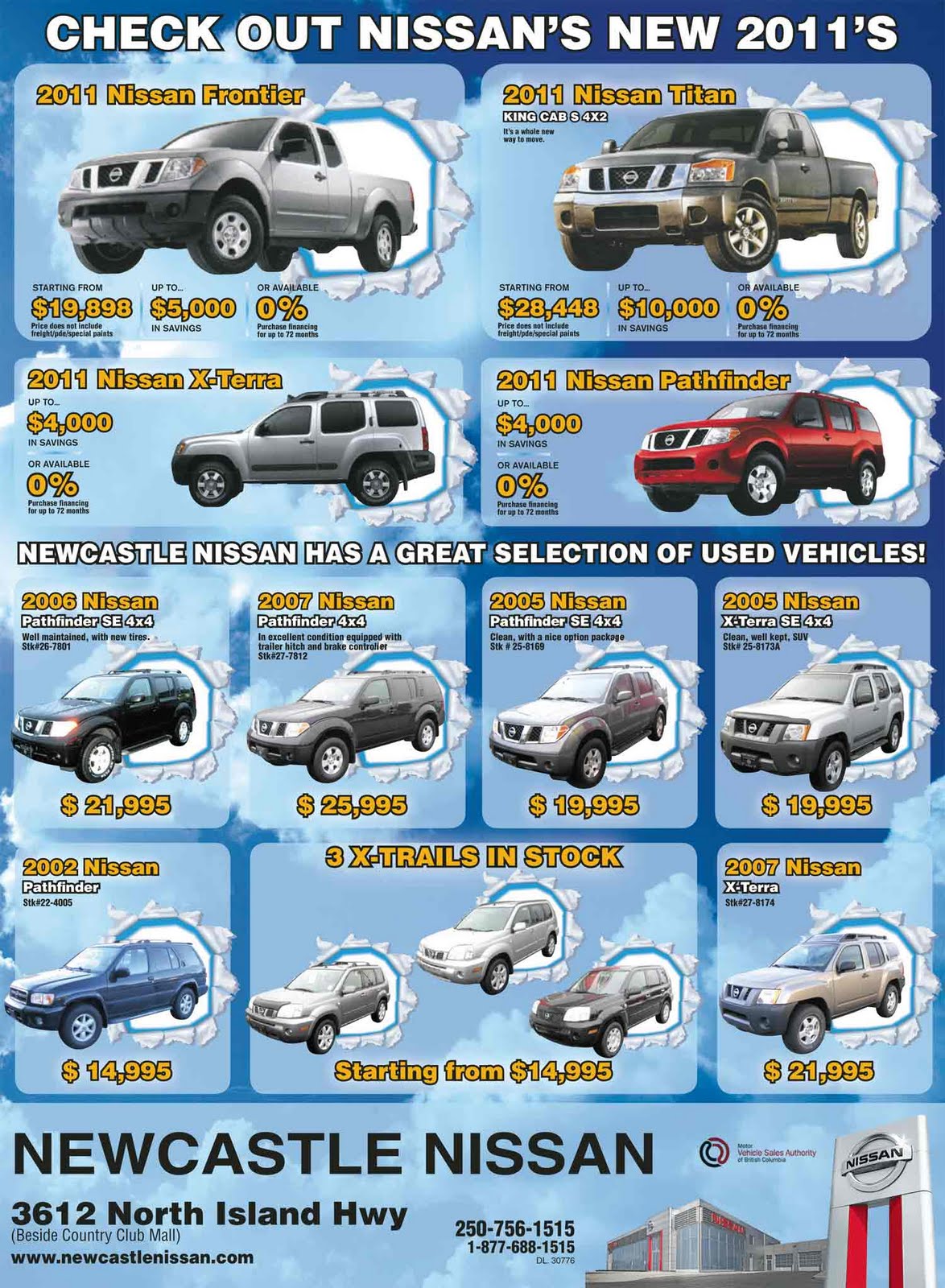 Newspaper Ads: Car Ads - 2010/2011