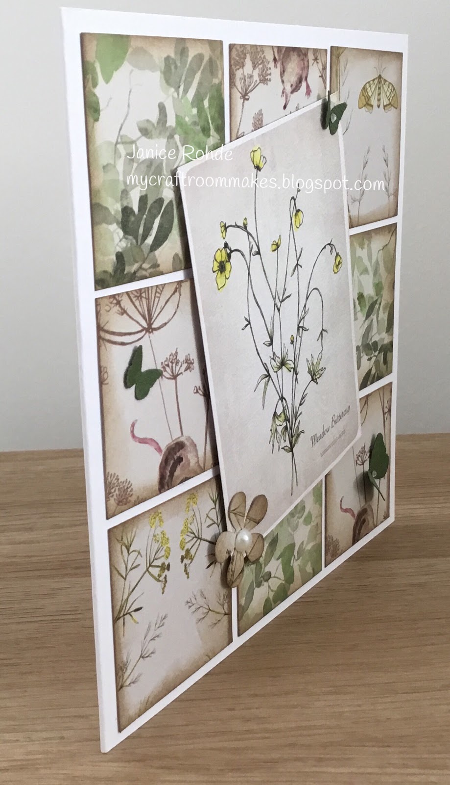 My Craft Room Makes: 2nd card from the Julie Hickey Workshop